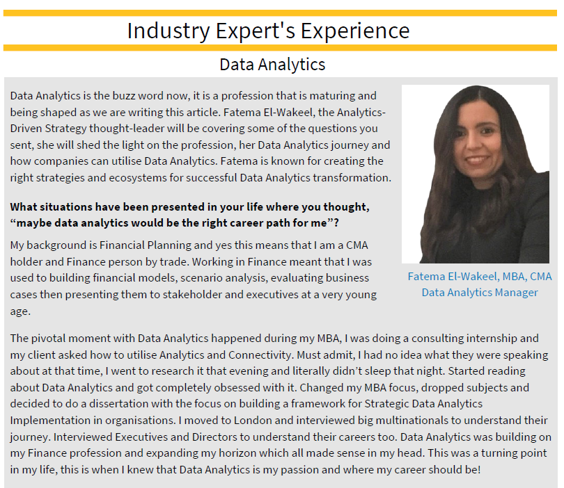 “Maybe Data Analytics Would Be The Right Career Path For Me”? – Figure ...